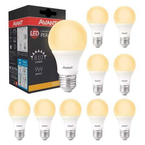 Lâmpada Led Avant 9W 3000k E27 | Ponto