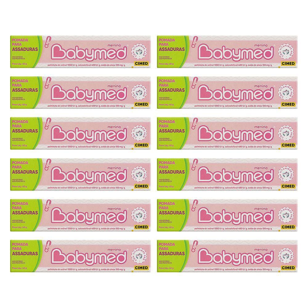 Kit pomada assadura babymed menina | Pontofrio