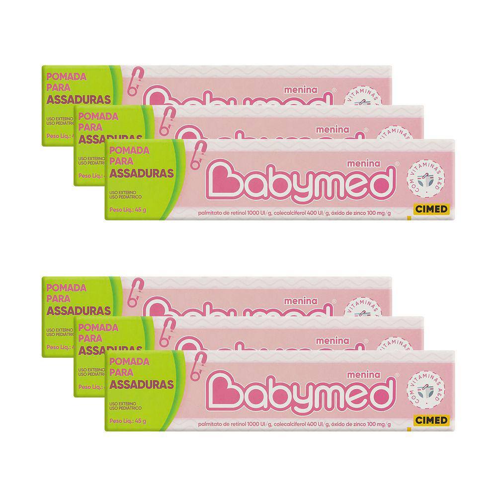Kit pomada assadura babymed menina | Pontofrio