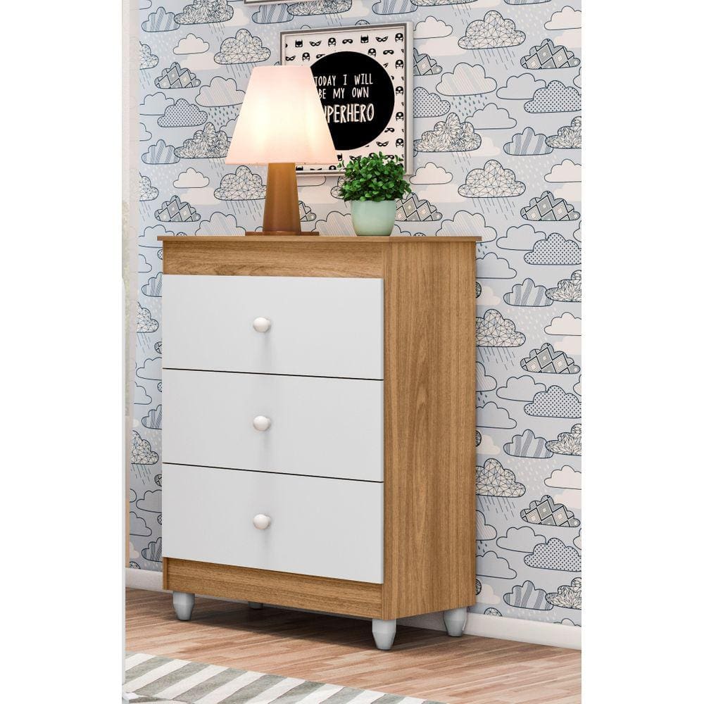 Comoda branca nature | Pontofrio