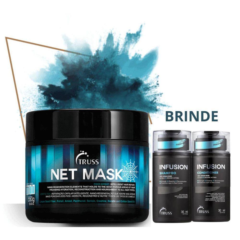 Mascara capilar truss net mask profissional | Black Friday Pontofrio