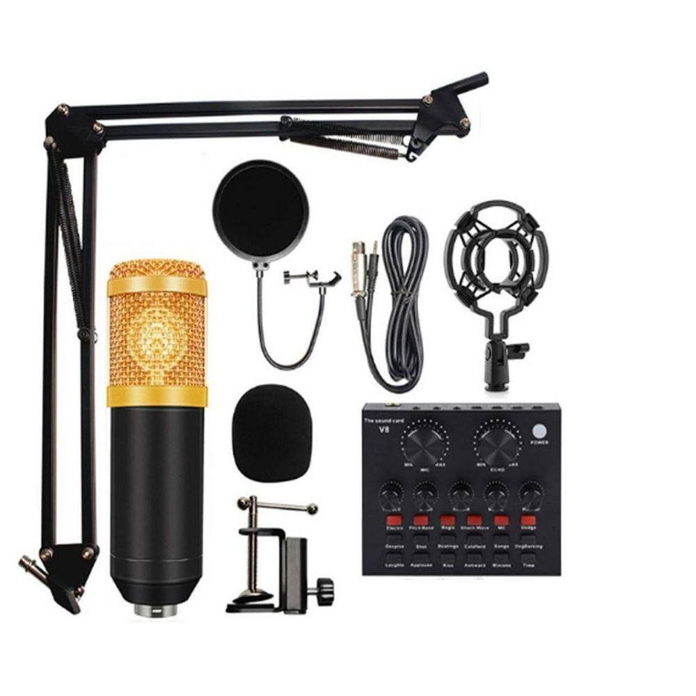 Kit interface mesa microfone bm800 com braco articulado | Pontofrio