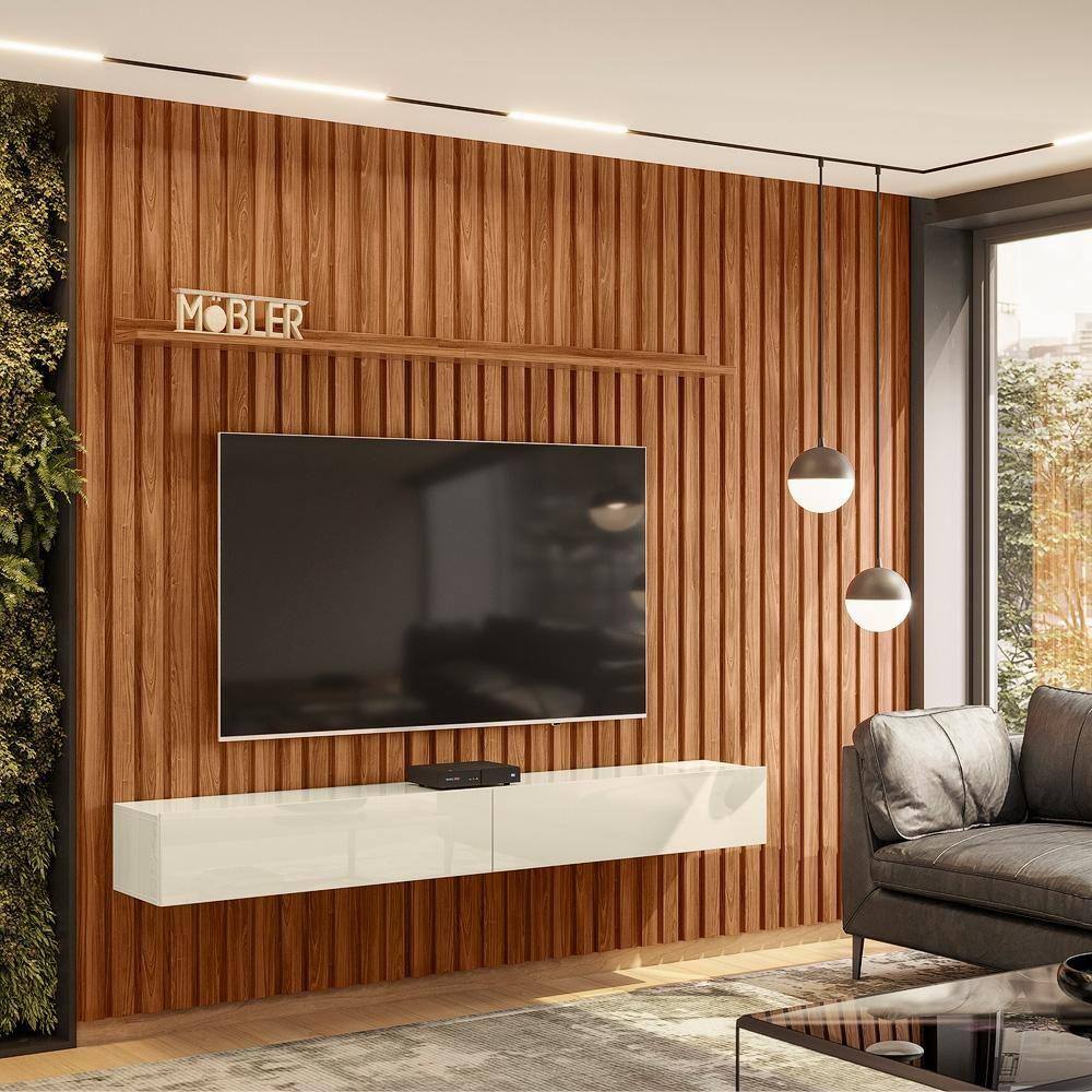 Painel home ripado vitoria | Pontofrio