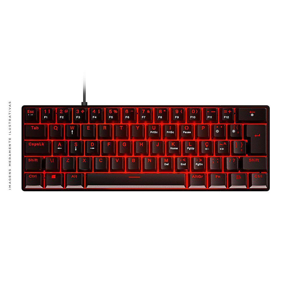 Teclado gamer mecanico aurora rgb kmd9 | Pontofrio