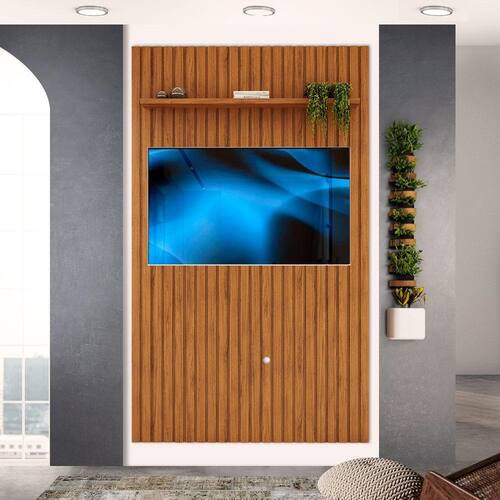 Painel Ripado Freijó para TV até 60 | Ponto