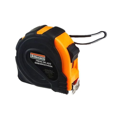 Trena Profissional Aço Emborrachada Starfer 7,5M | Ponto