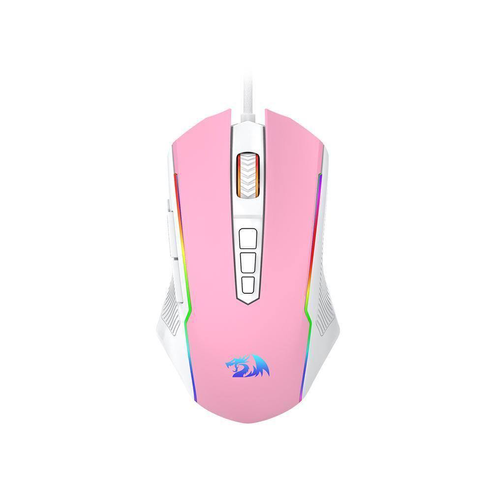Mouse gamer redragon rosa | Pontofrio