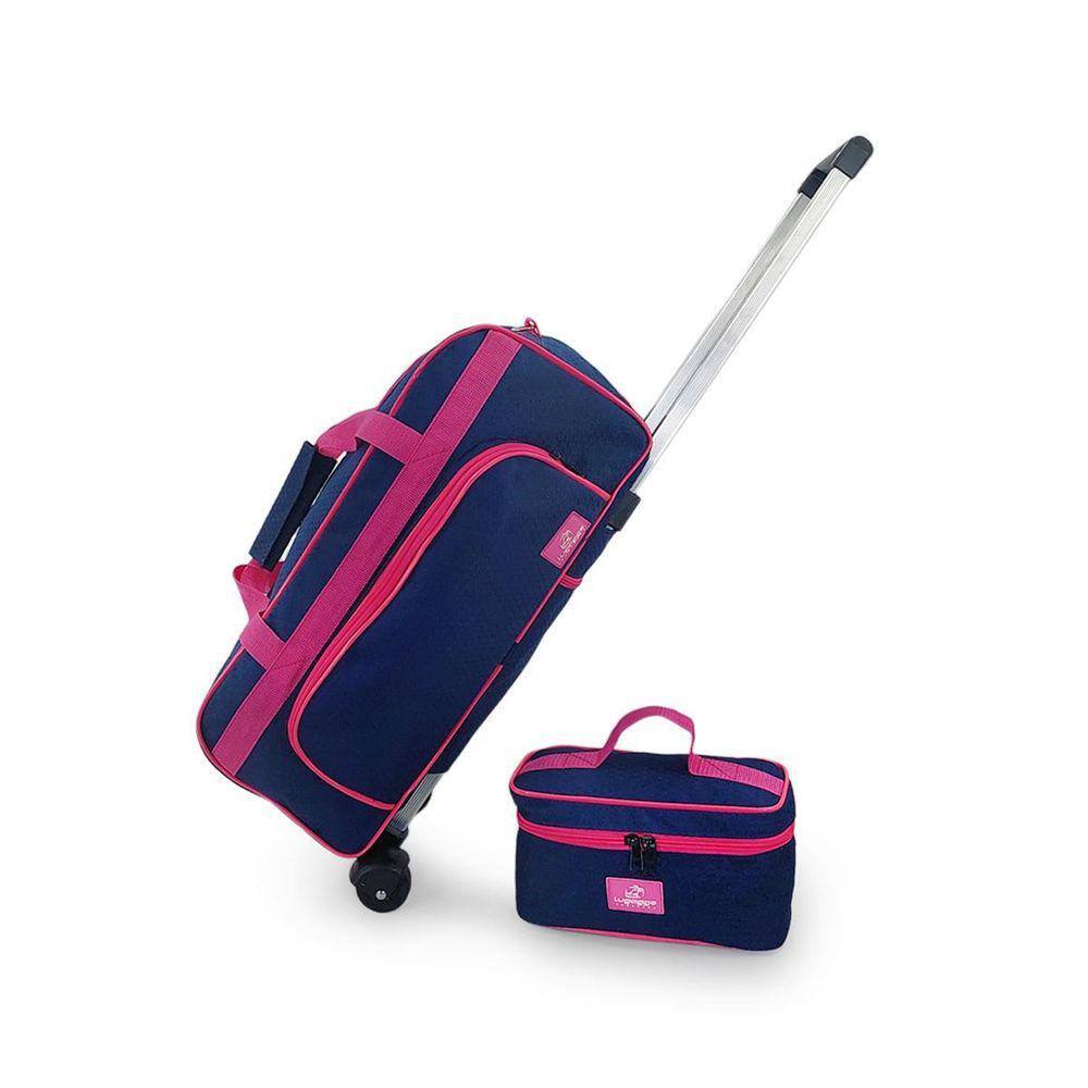 Kit mala pink viagem | Pontofrio