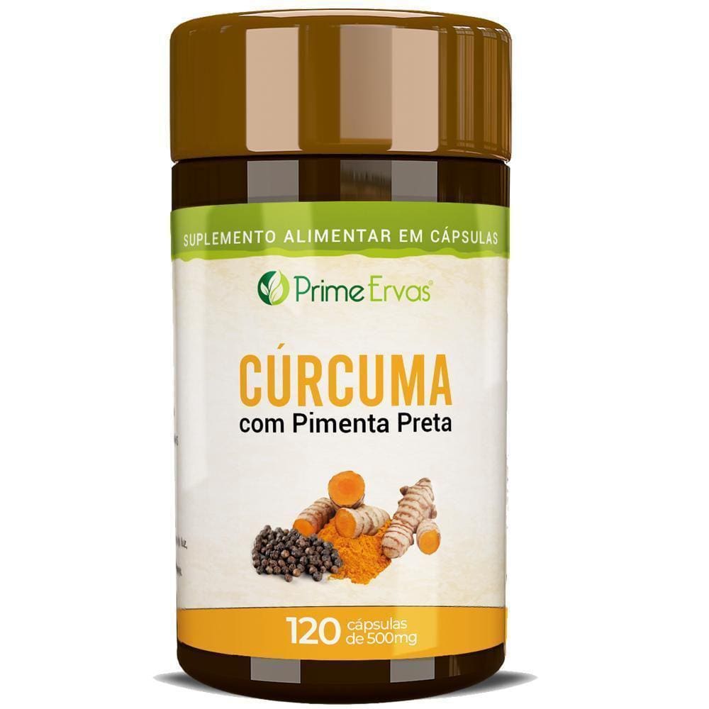 Curcuma com pimenta preta 120 | Pontofrio