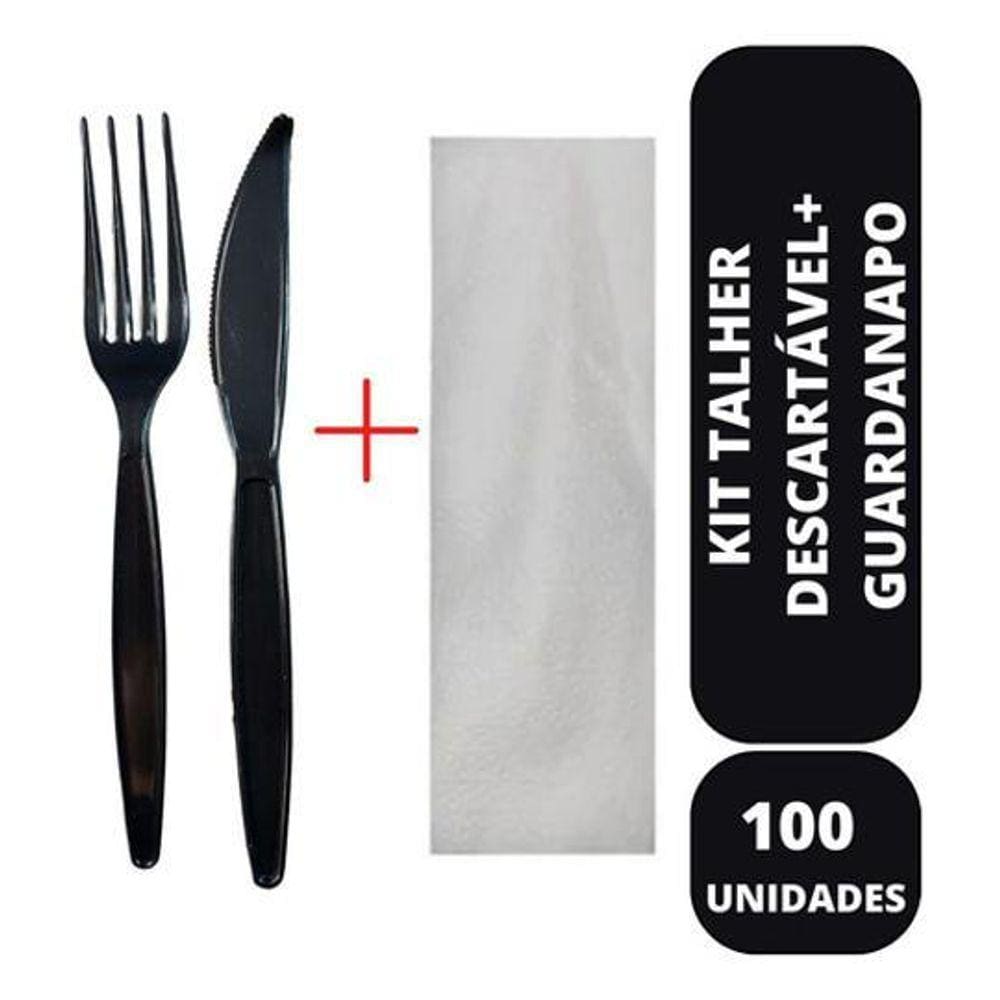 Talher descartavel kit 100 garfo | Pontofrio