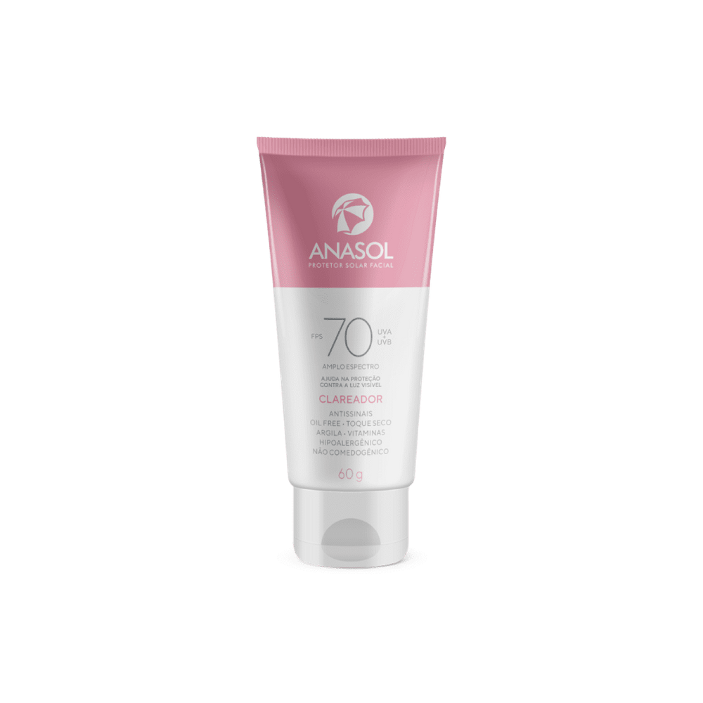 Protetor solar facial ana sol clareador | Pontofrio