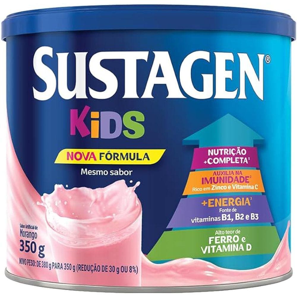Sustagen kids tabela nutricional | Pontofrio