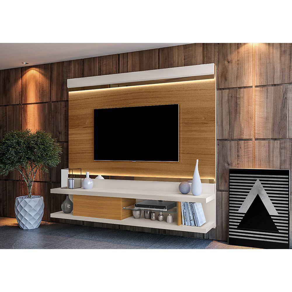 Painel tv com luz no fundo | Pontofrio