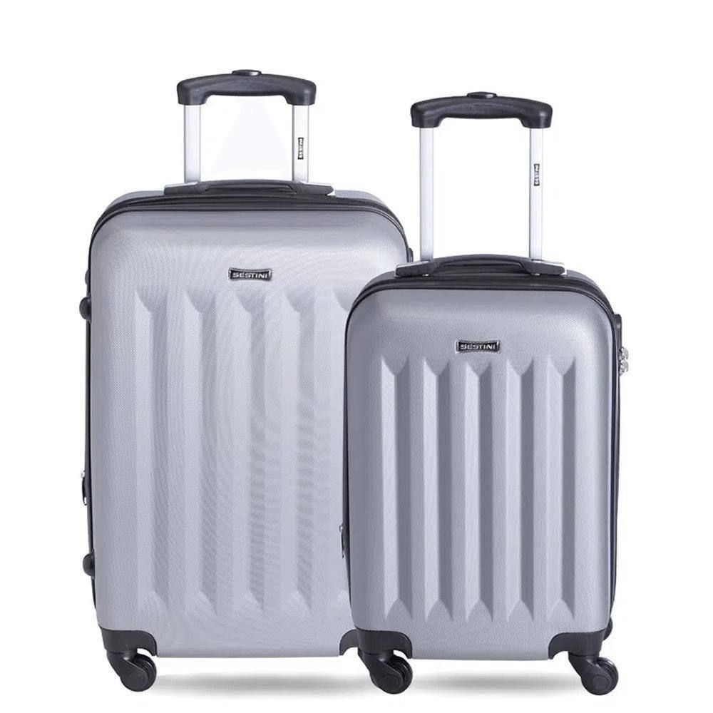 Conjunto mala viagem rigida rodinha | Pontofrio