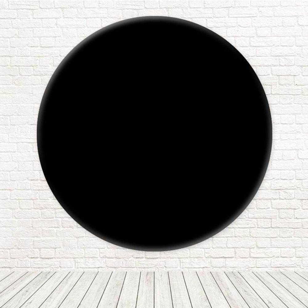Painel redondo preto | Pontofrio