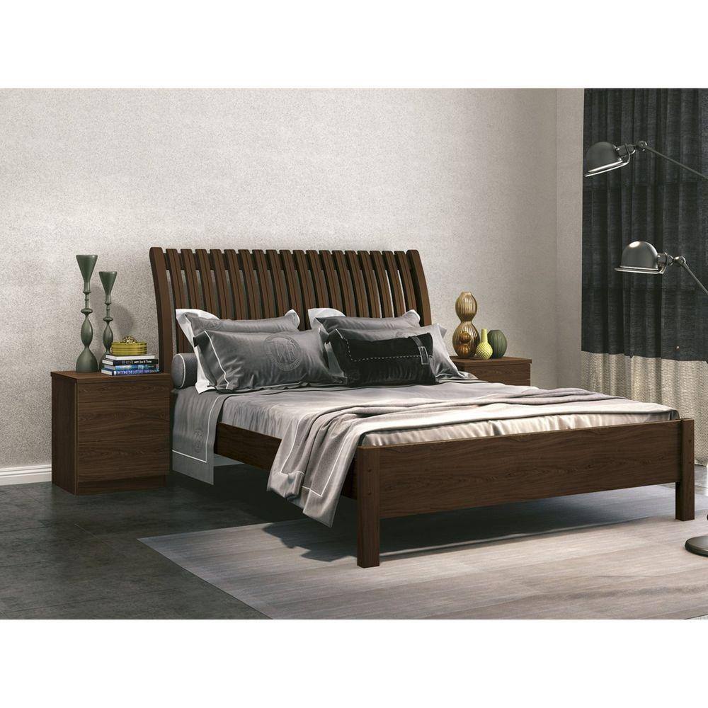 Cama queen topazio laca | Pontofrio