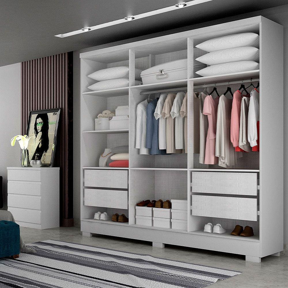 Closet drywall com gaveta | Pontofrio