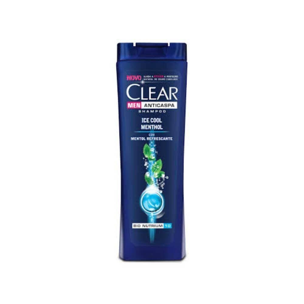 Shampoo clear men anticaspa ice cool menthol 400ml | Pontofrio