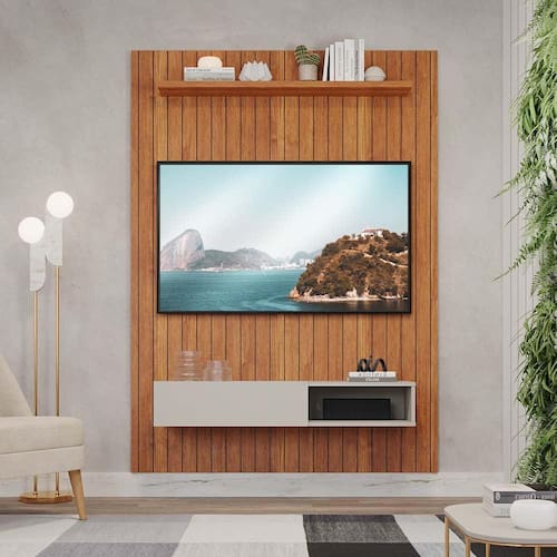 Painel Ripado Para TV Até 55 Polegadas | Ponto