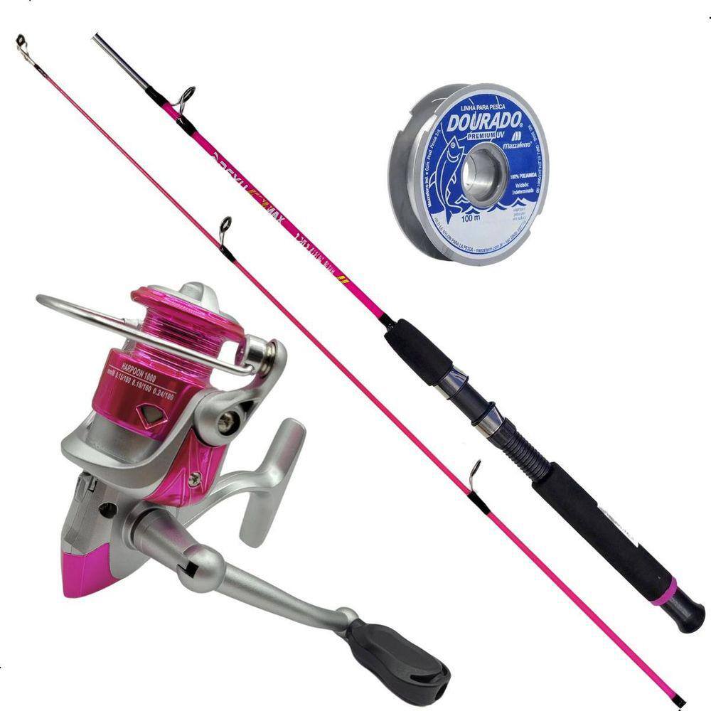 Kits pesca vara mulinete 3 rolamento | Pontofrio