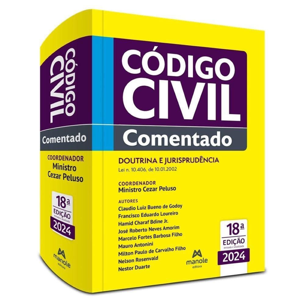 Qual o melhor codigo civil comentado | Pontofrio