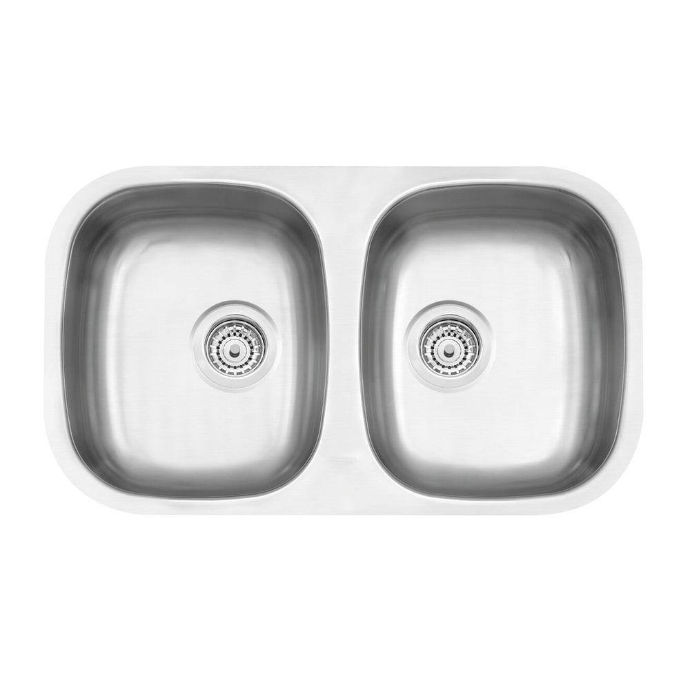 Cuba dupla tramontina isis plus 2c 34 bl prime aco inox acetinado 72x40 ...