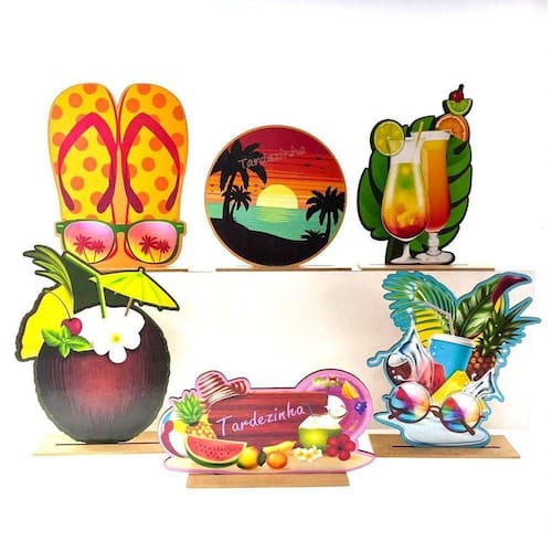 Kit Display De Mesa 6 Peças Para Festa Tardezinha | Ponto