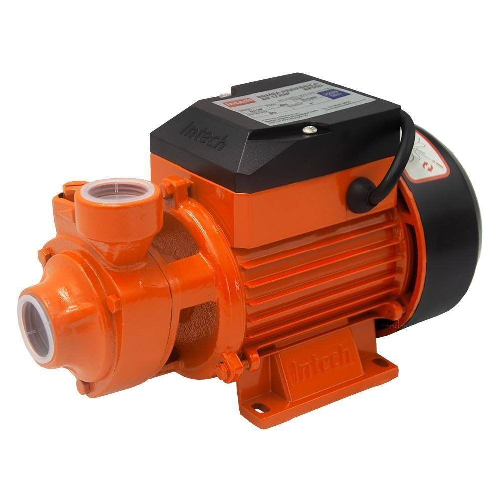Bomba agua eletrico periferica intech machine 1 2hp vazao 33 l min ...