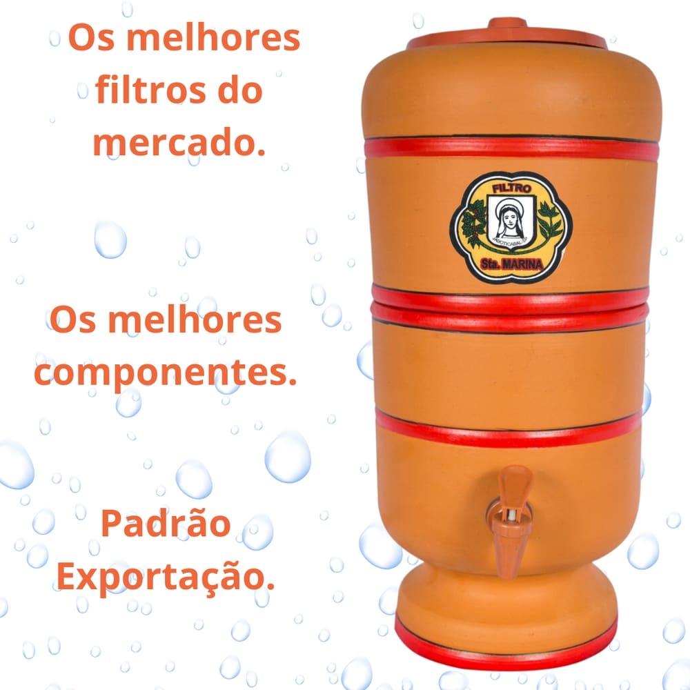 Filtro de barro pequeno 3 litros | Pontofrio