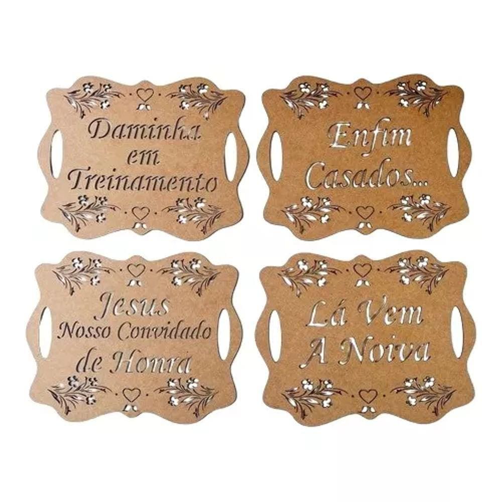 Placa mdf casamento | Pontofrio