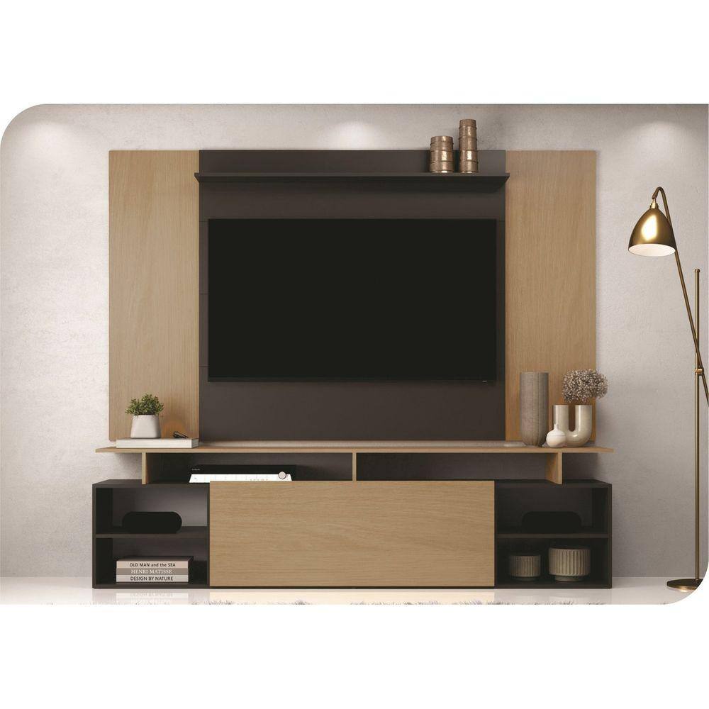 Rack painel nogal | Pontofrio