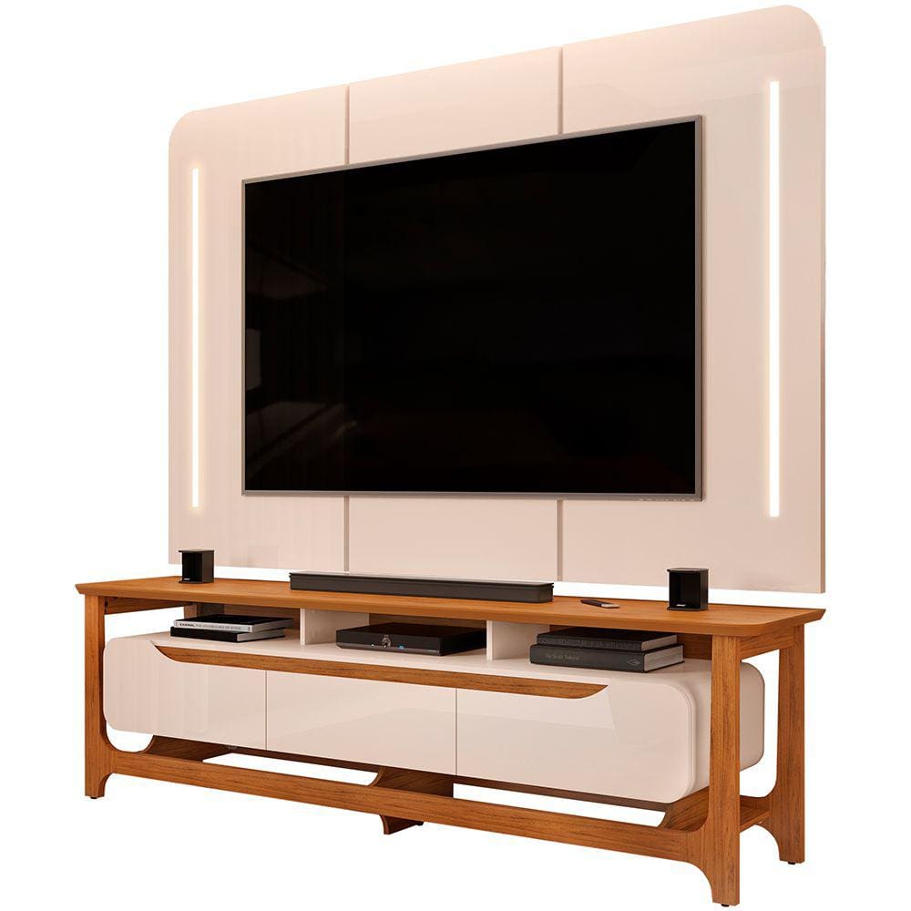 Rack sala com painel led | Pontofrio