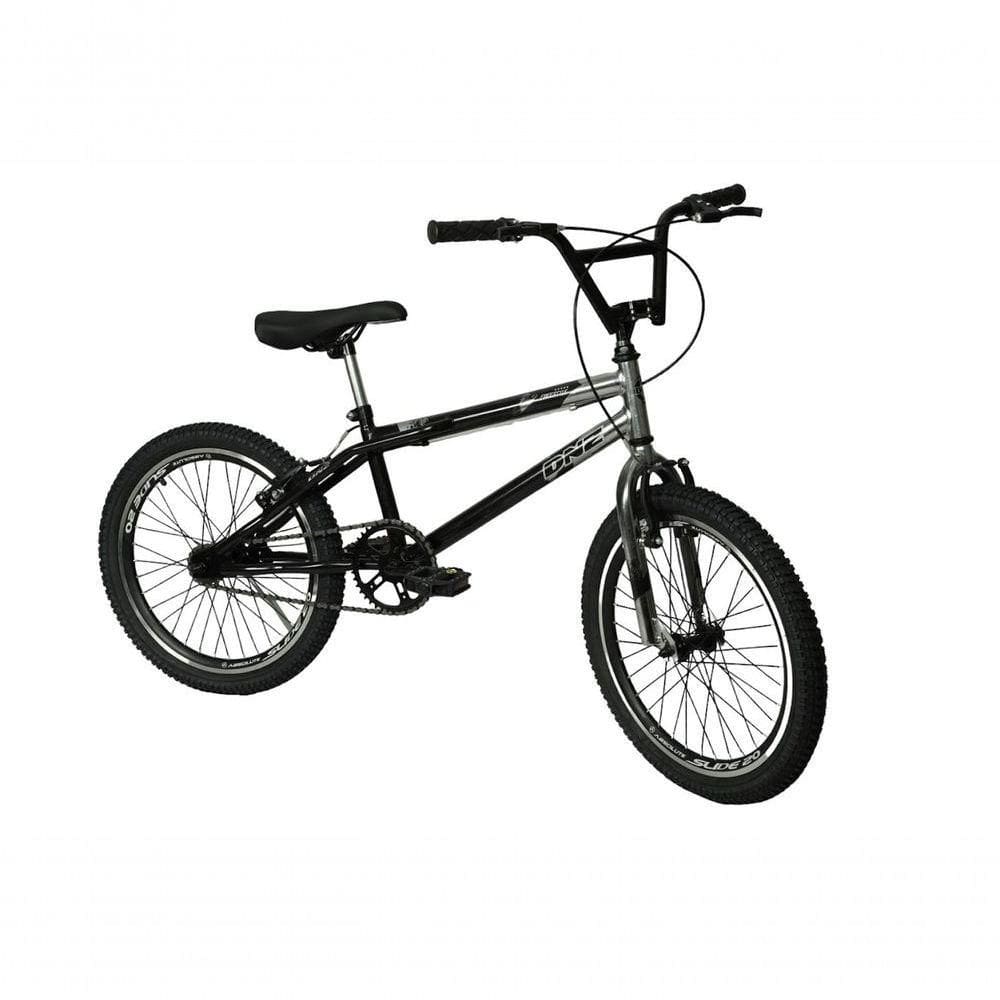 Bicicleta cross cromada | Pontofrio