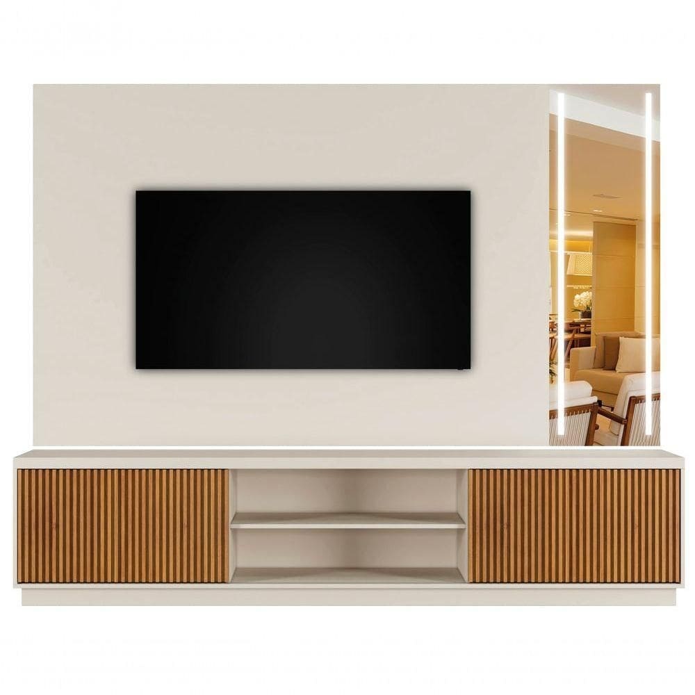 Painel Com Rack Valencia Tv Ate 75 | Ponto
