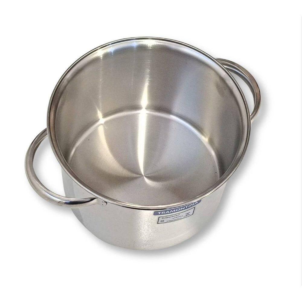 Panela grande tramontina inox | Pontofrio