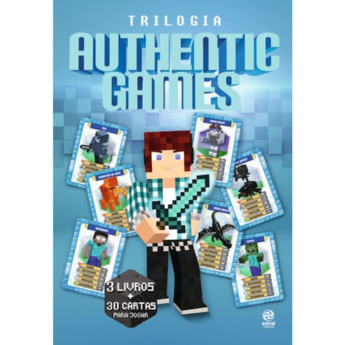 Box - Trilogia Authentic Games - 3 Livros Mais | Ponto