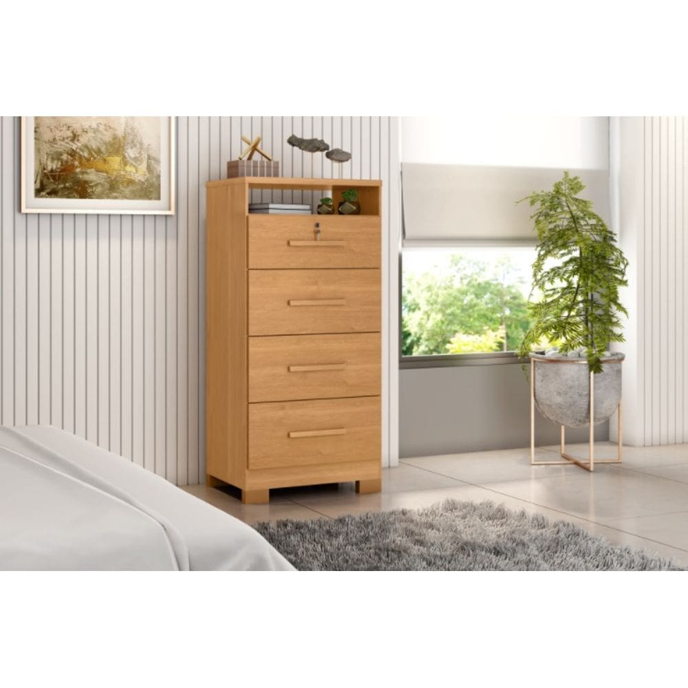 Comoda com pe e chave | Pontofrio