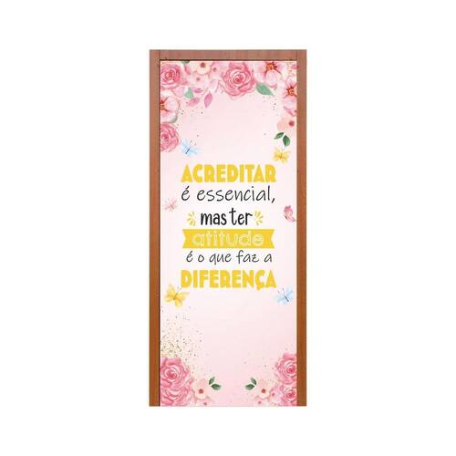 Painel Capa De Porta Frases 3D Em | Ponto