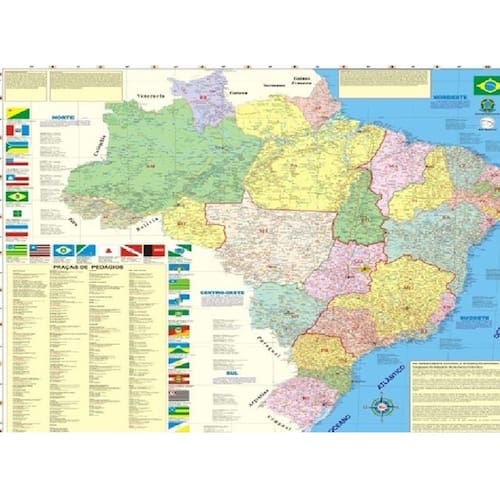 Mapa do Brasil Atualizado - | Ponto