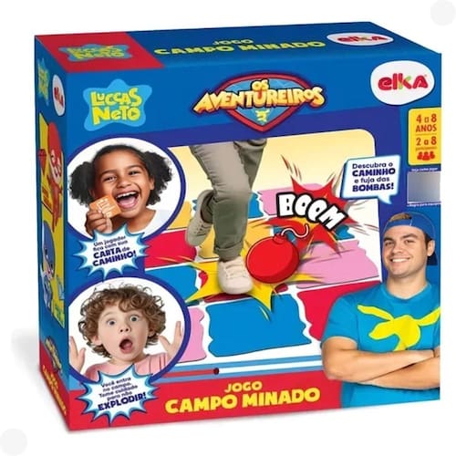 Jogo Campo Minado Aventureiros Luccas Neto | Ponto