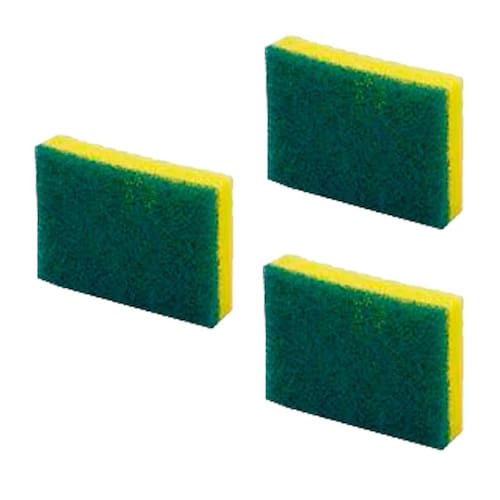 Esponja Multiuso Dupla Face Kit Com 3 Unidades | Ponto