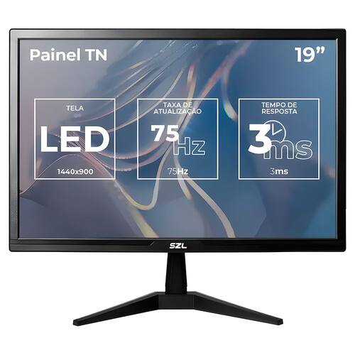 Monitor LED 19 Polegadas, SZL 19 | Ponto