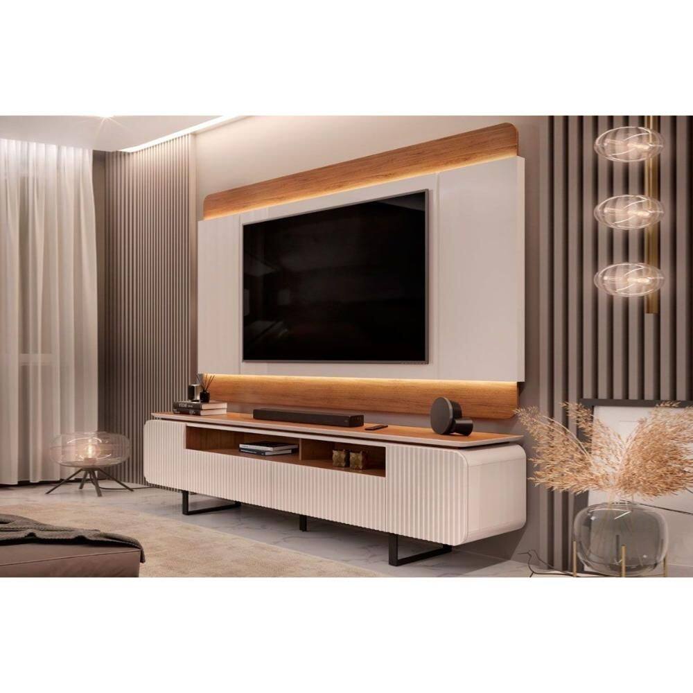 Painel tv 75 rack bancada | Pontofrio