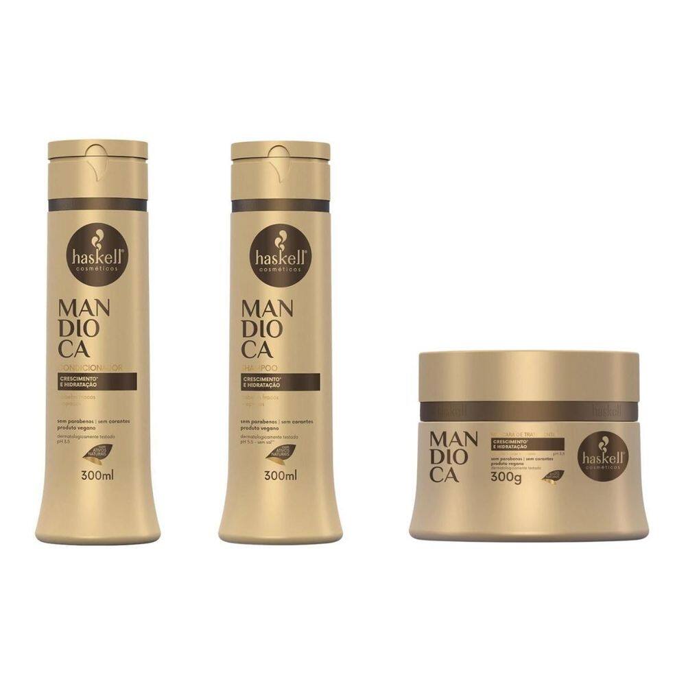 Kit mascara mandioca haskell | Pontofrio