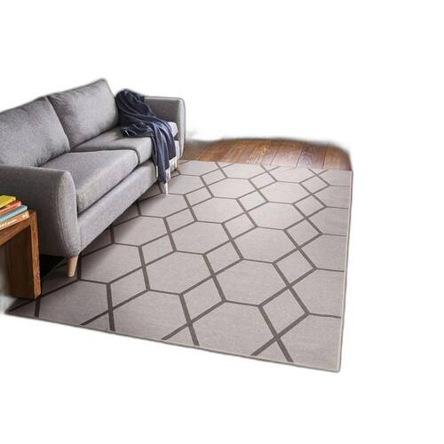 Tapete Funcional Tecido Hexagonal 200X250 Textil | Ponto