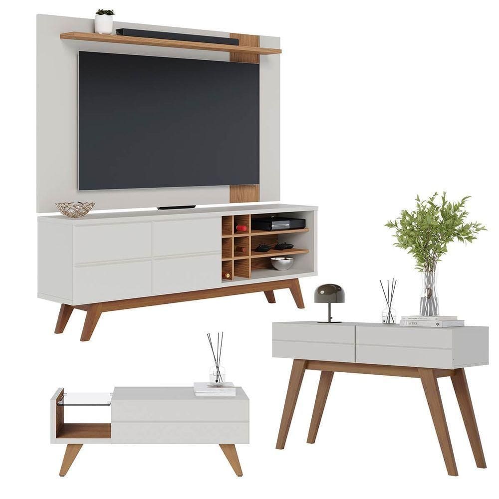 Kit rack com painel e mesa centro | Pontofrio