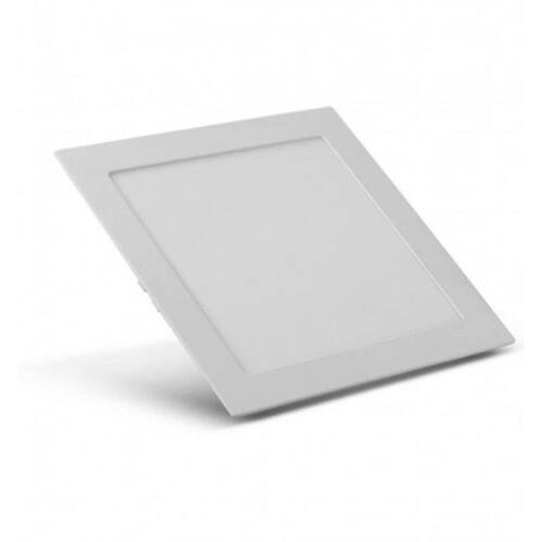 Painel Slim Ecoled Quadrado Embutir 18W | Ponto