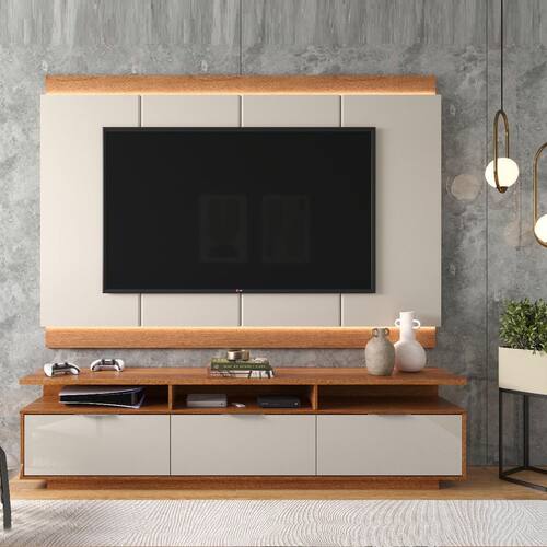 Rack com Painel para TV até 75 polegadas | Ponto