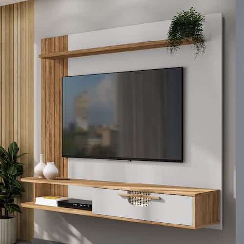 Painel Frisado para TV Até 60 Polegadas | Ponto