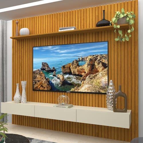 Painel Ripado para TV até 85 Polegadas | Ponto